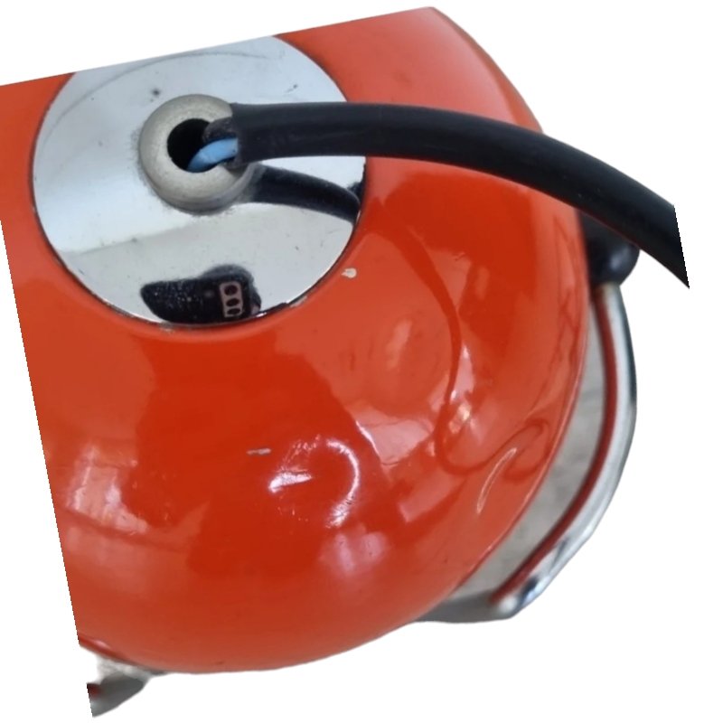 Vintage Italian Chromed Painted Metal Eyeball Table Lamps by Targetti ...