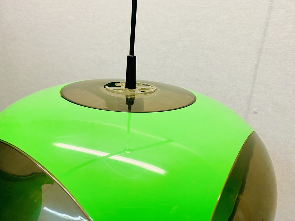Vintage UFO Ceilings Lamp in Green from Massive Belgium, 1970s for sale ...