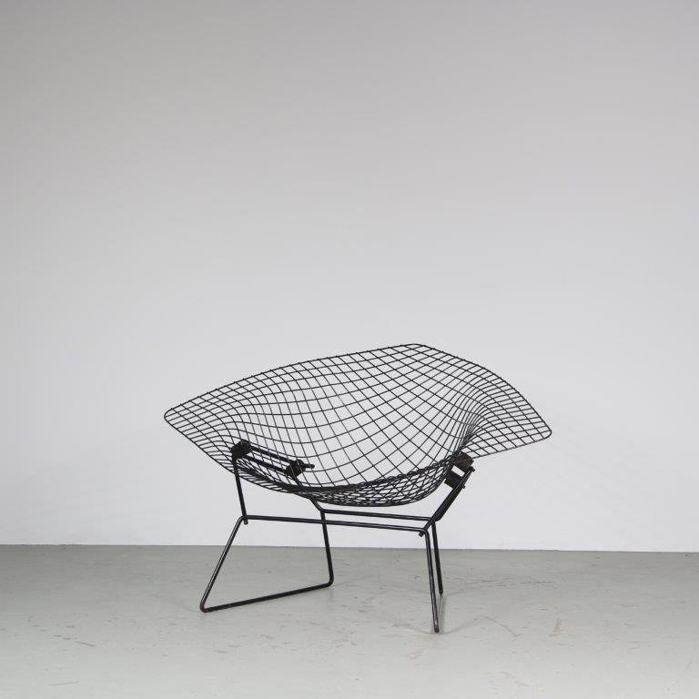 Large Diamond Chair by Harry Bertoia for Knoll International, 1960 for ...