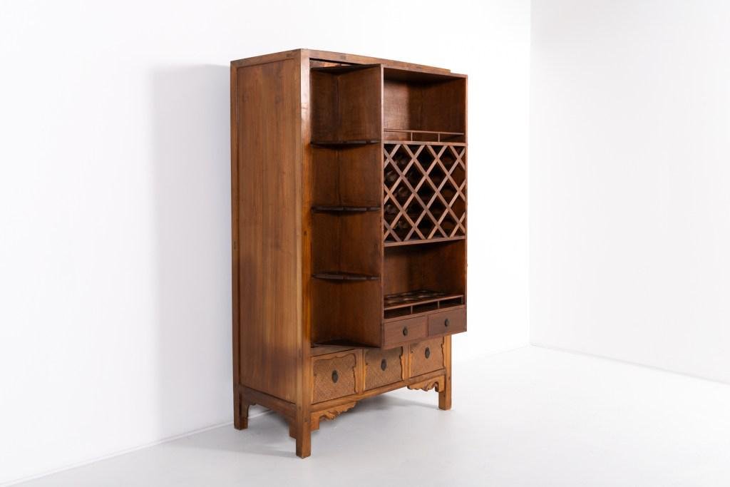 Vintage Chinese Bar Cabinet for sale at Pamono