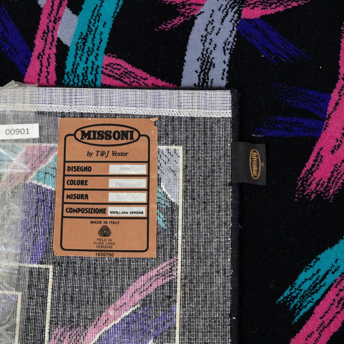 Vintage Rug from Missoni, 1970s for sale at Pamono