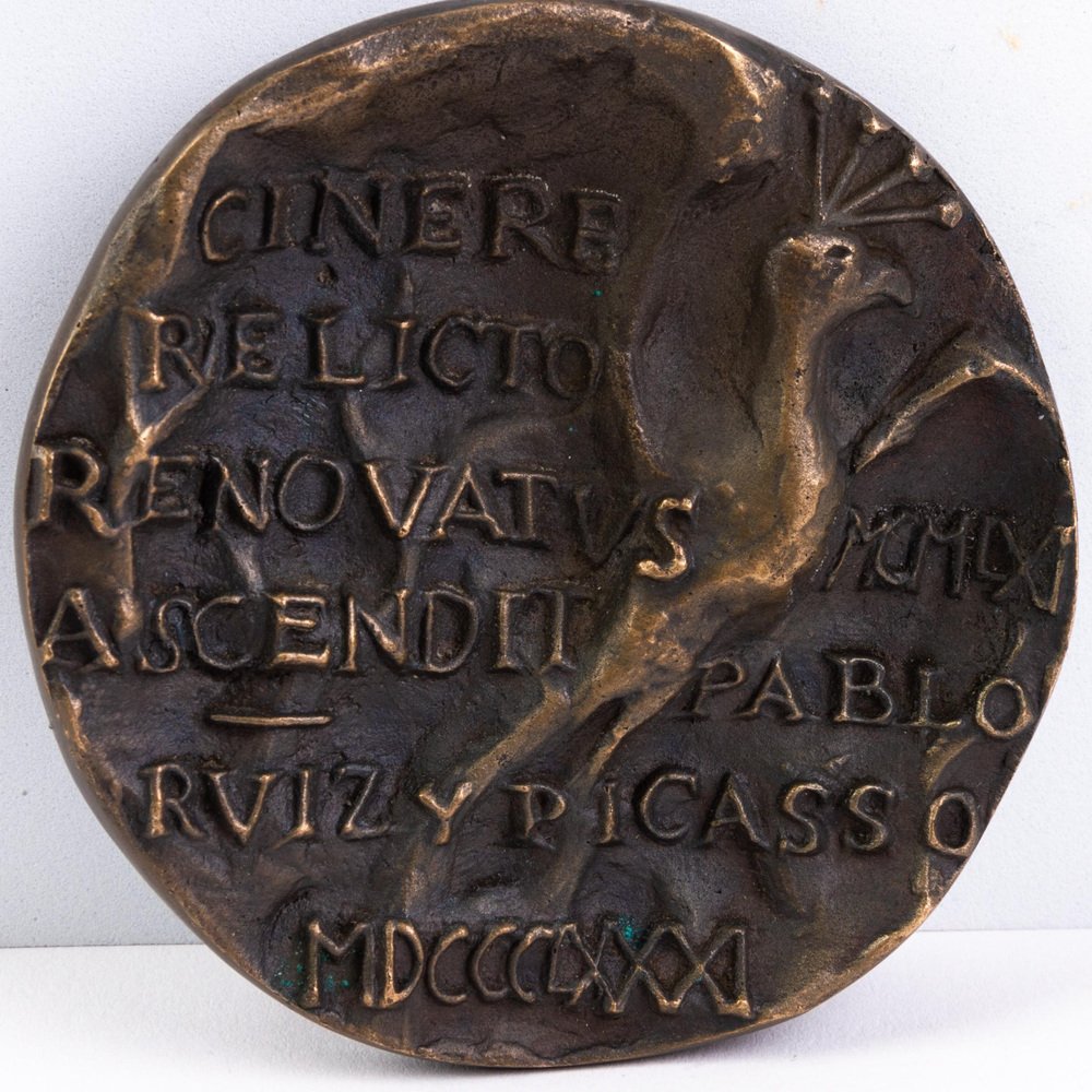 Bronze Pablo Picasso Relief Portrait for sale at Pamono