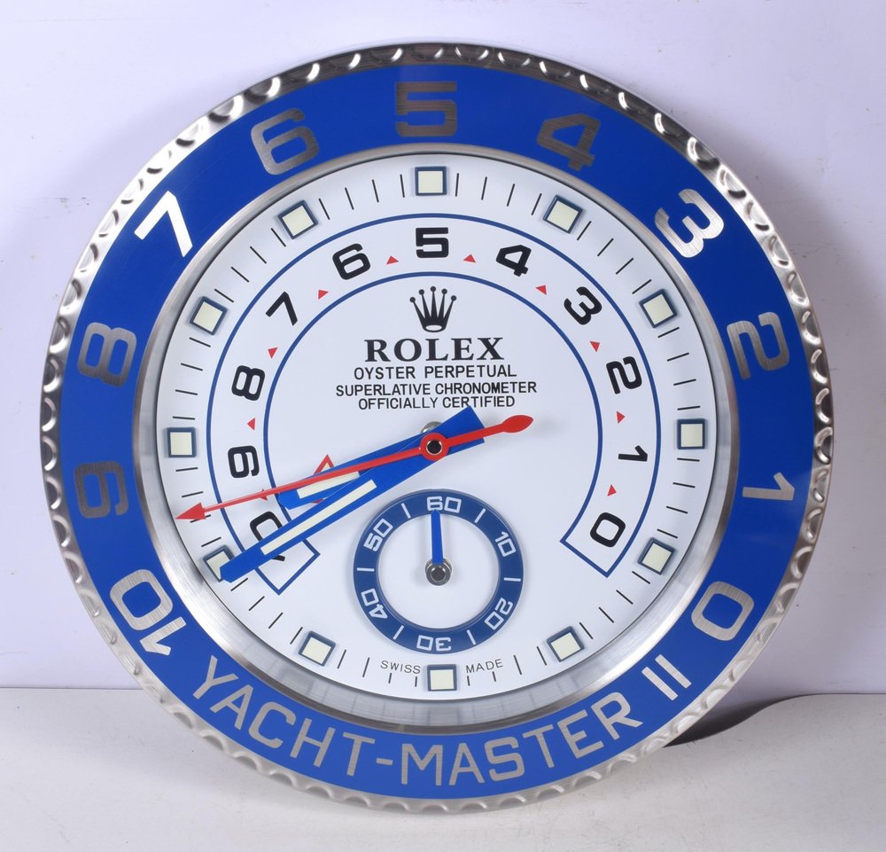 Oyster Perpetual Yacht Master II Wall Clock from Rolex for sale at Pamono