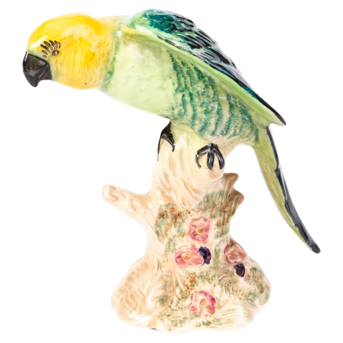 Fine Porcelain Polychrome Parrot Sculpture from Beswick for sale at Pamono