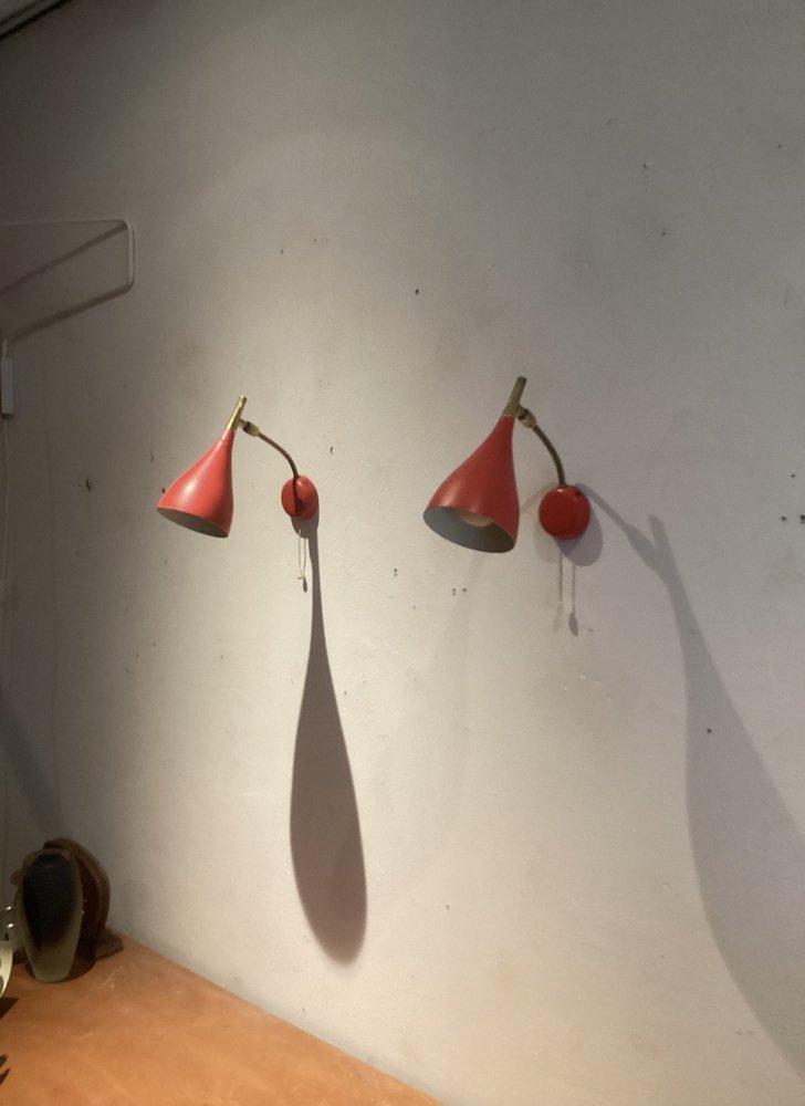 Wall Sconces by Louis Kalff for Cosack, 1960s, Set of 2 for sale at Pamono