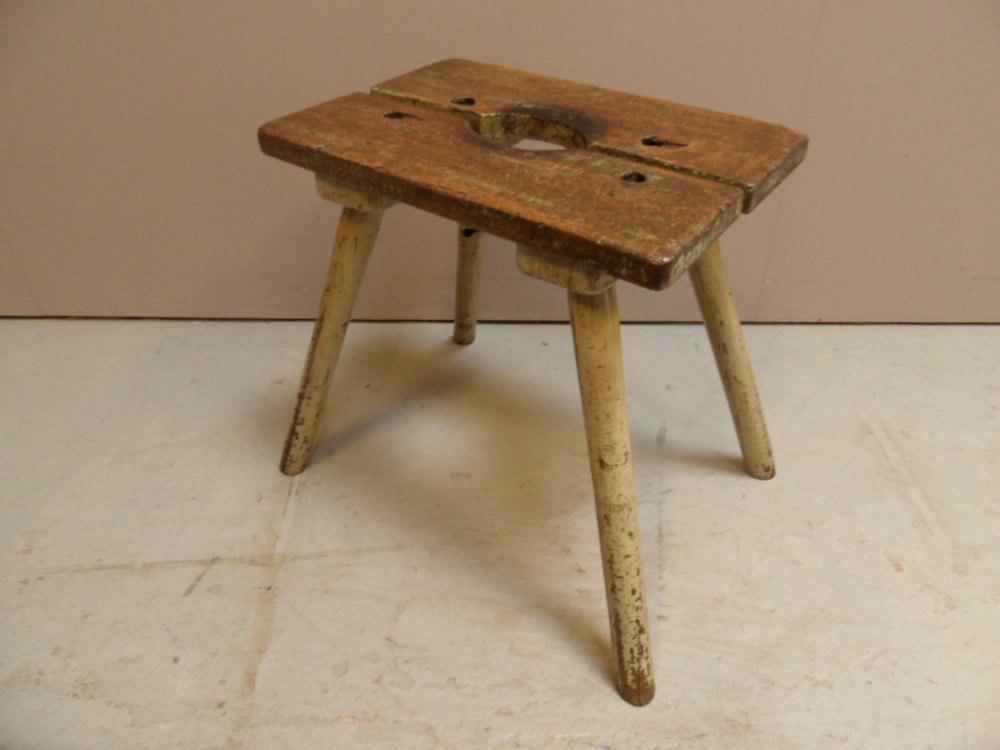 Vintage Milk Stool, 1950s for sale at Pamono
