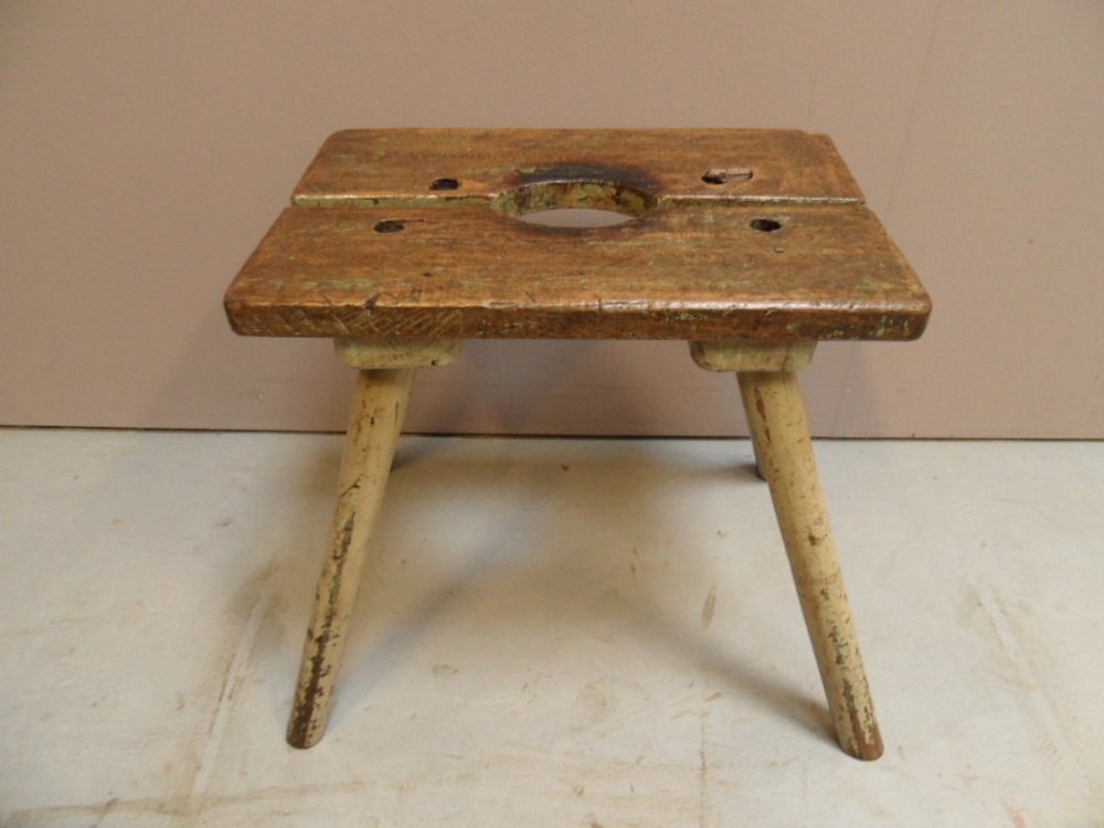 Vintage Milk Stool, 1950s for sale at Pamono