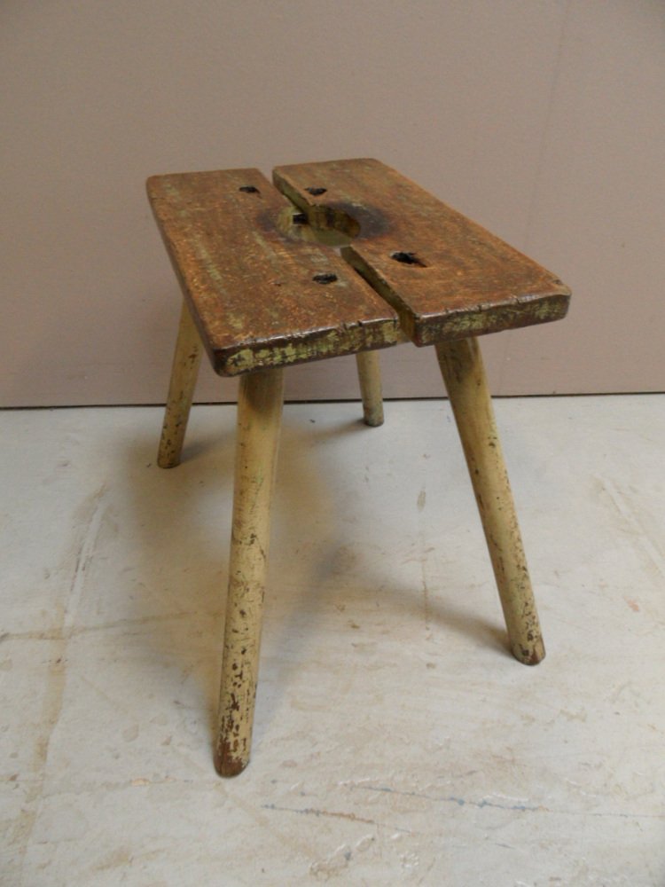 Vintage Milk Stool, 1950s for sale at Pamono