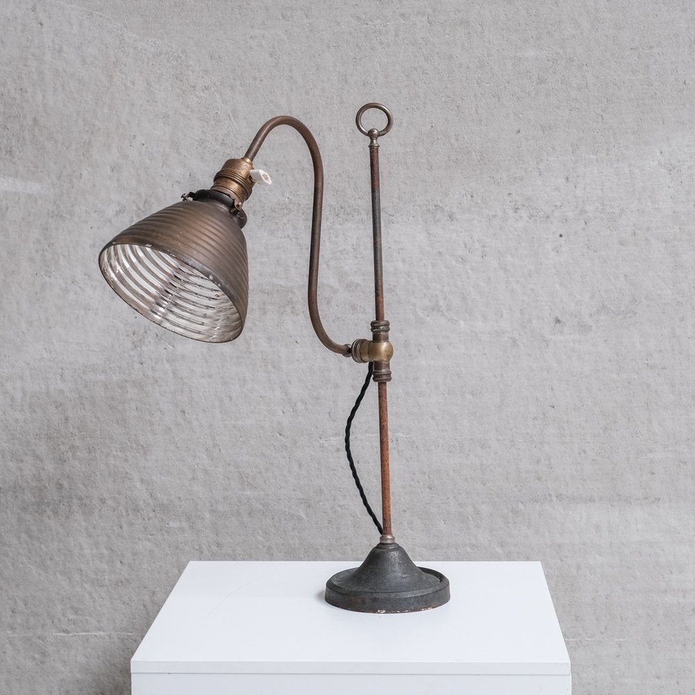 Adjustable Mercury Reflector Glass Table Lamp for sale at Pamono