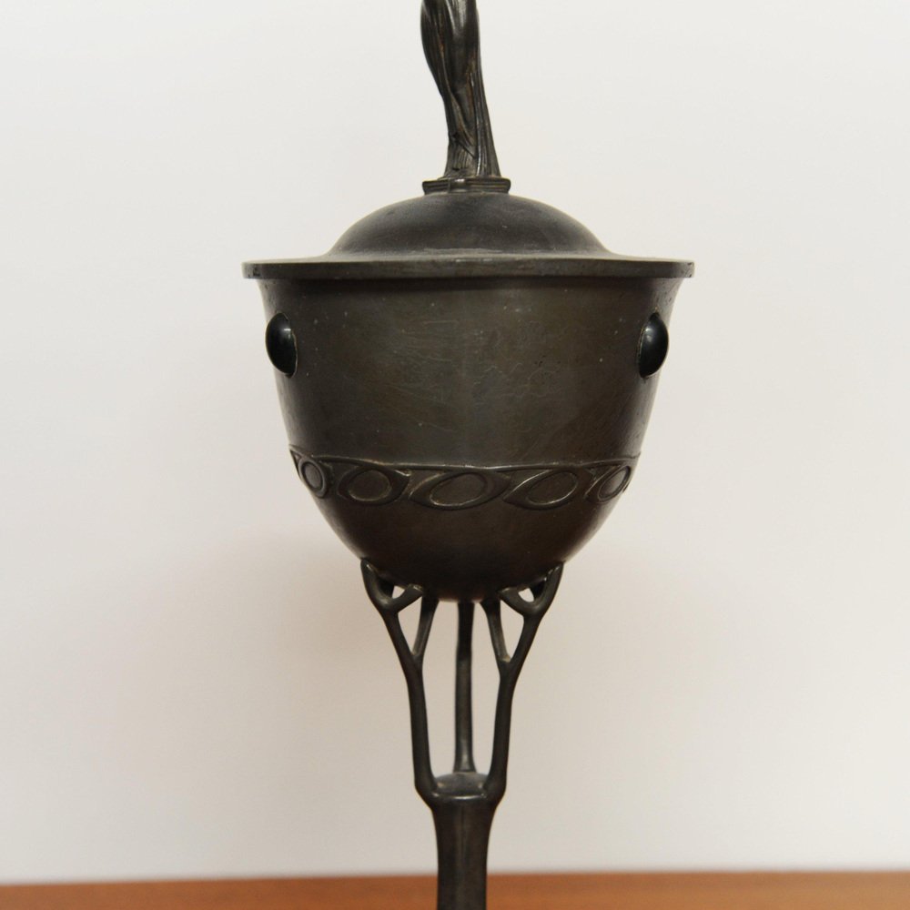 Art Nouveau Pewter Decorative Pot from B&G Imperial Zinn, 1900s for ...