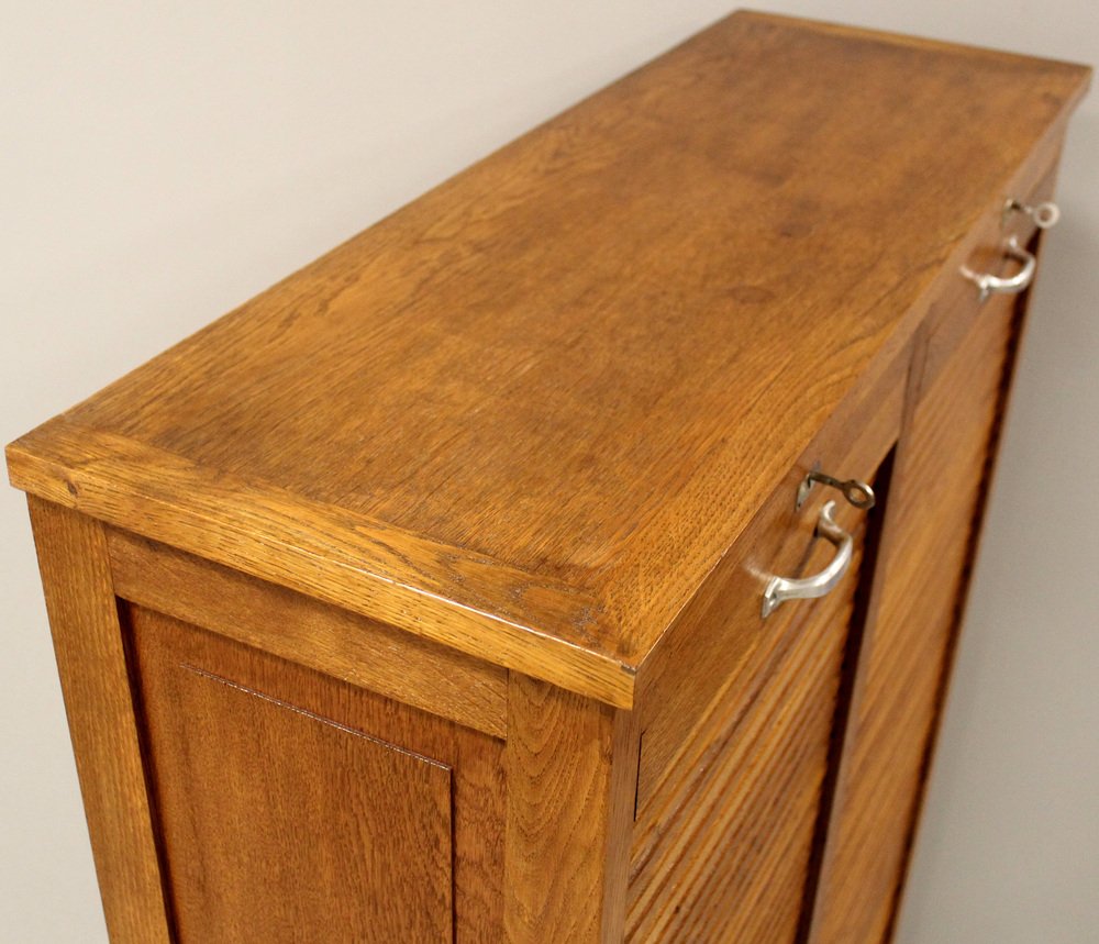 Vintage Oak Filing Cabinet, 1920s for sale at Pamono