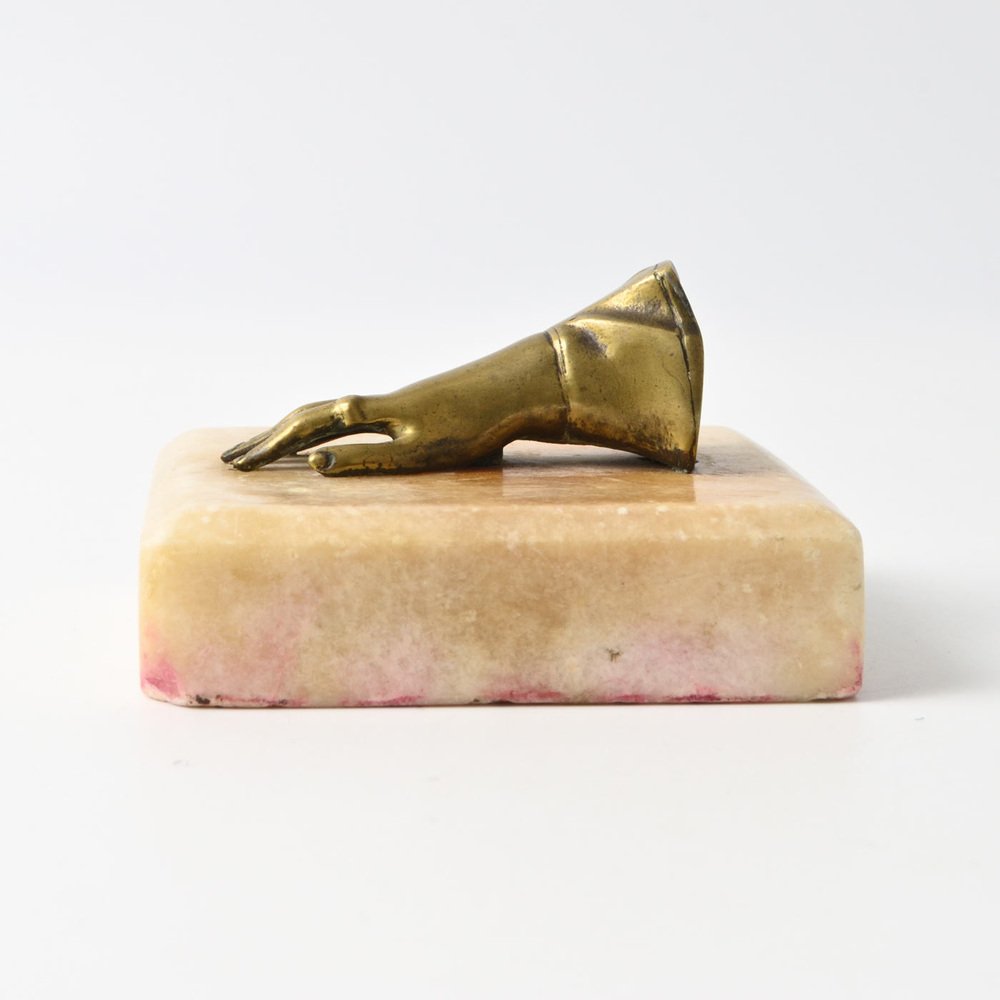 19th Century Victorian Ladies Hand Paperweight for sale at Pamono