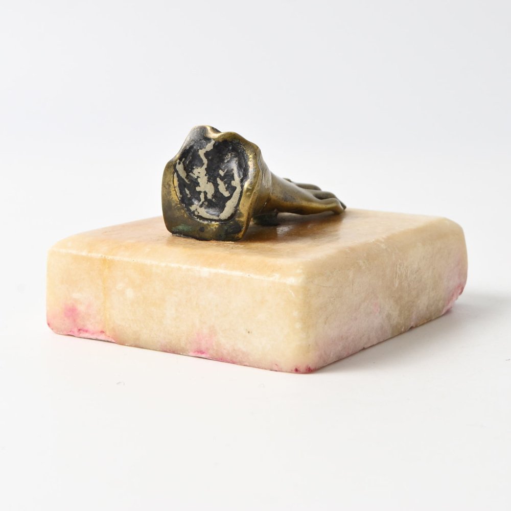 19th Century Victorian Ladies Hand Paperweight for sale at Pamono