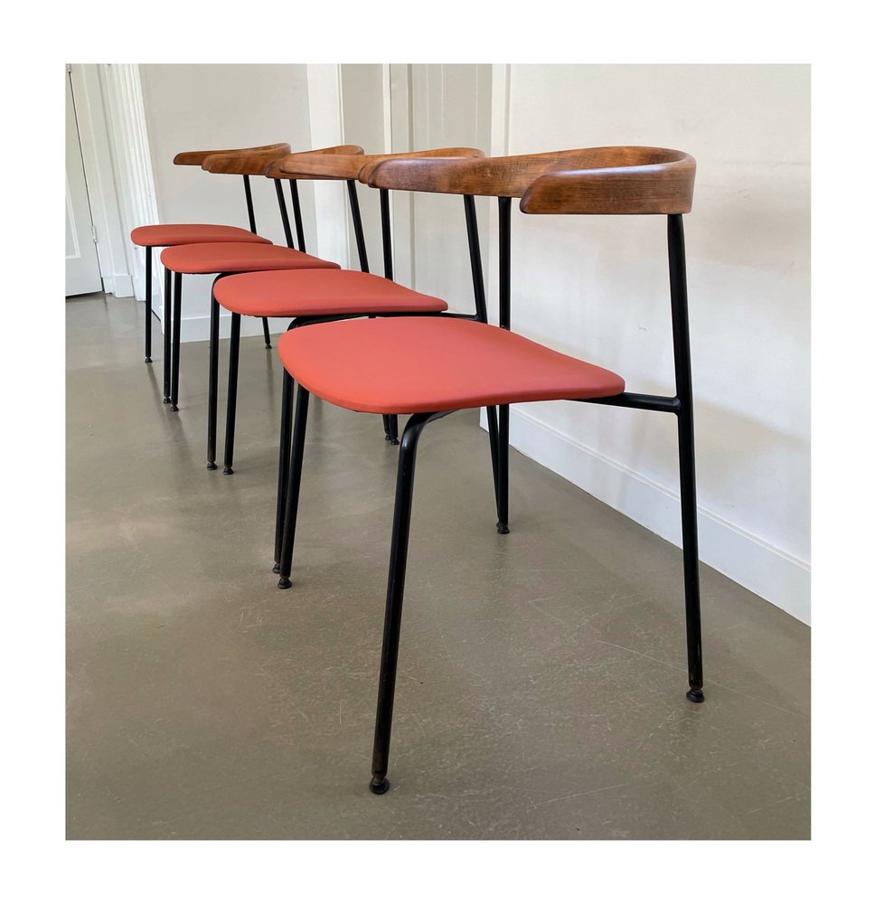 C 20 Chairs by Terence Conran, 1960s, Set of 4 for sale at Pamono