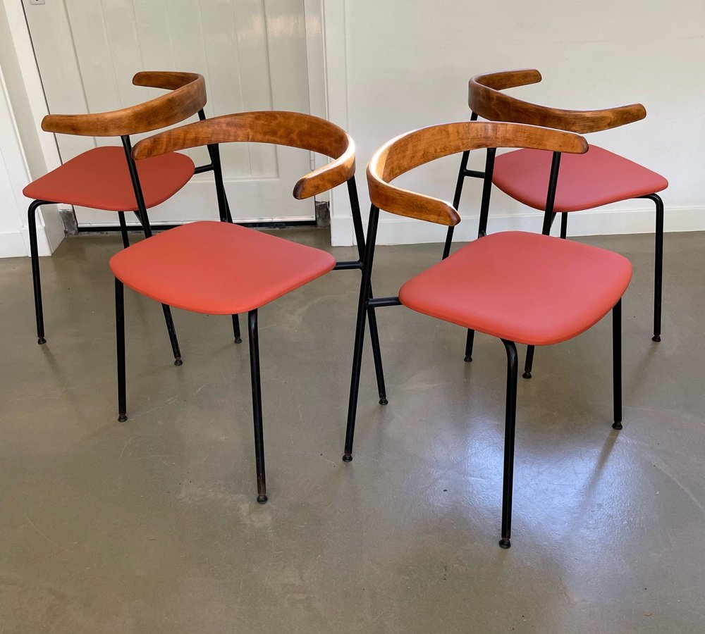 C 20 Chairs by Terence Conran, 1960s, Set of 4 for sale at Pamono