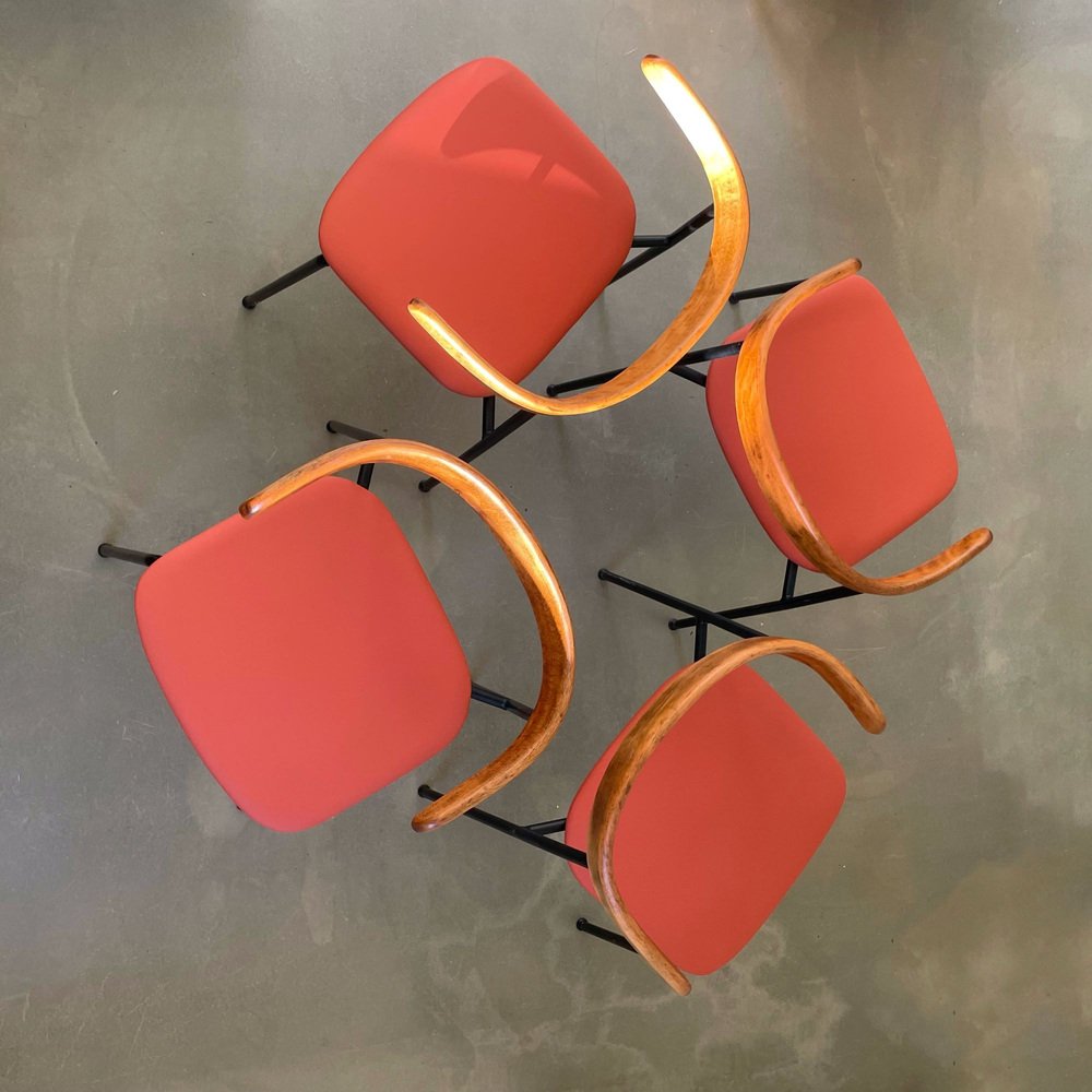 C 20 Chairs by Terence Conran, 1960s, Set of 4 for sale at Pamono