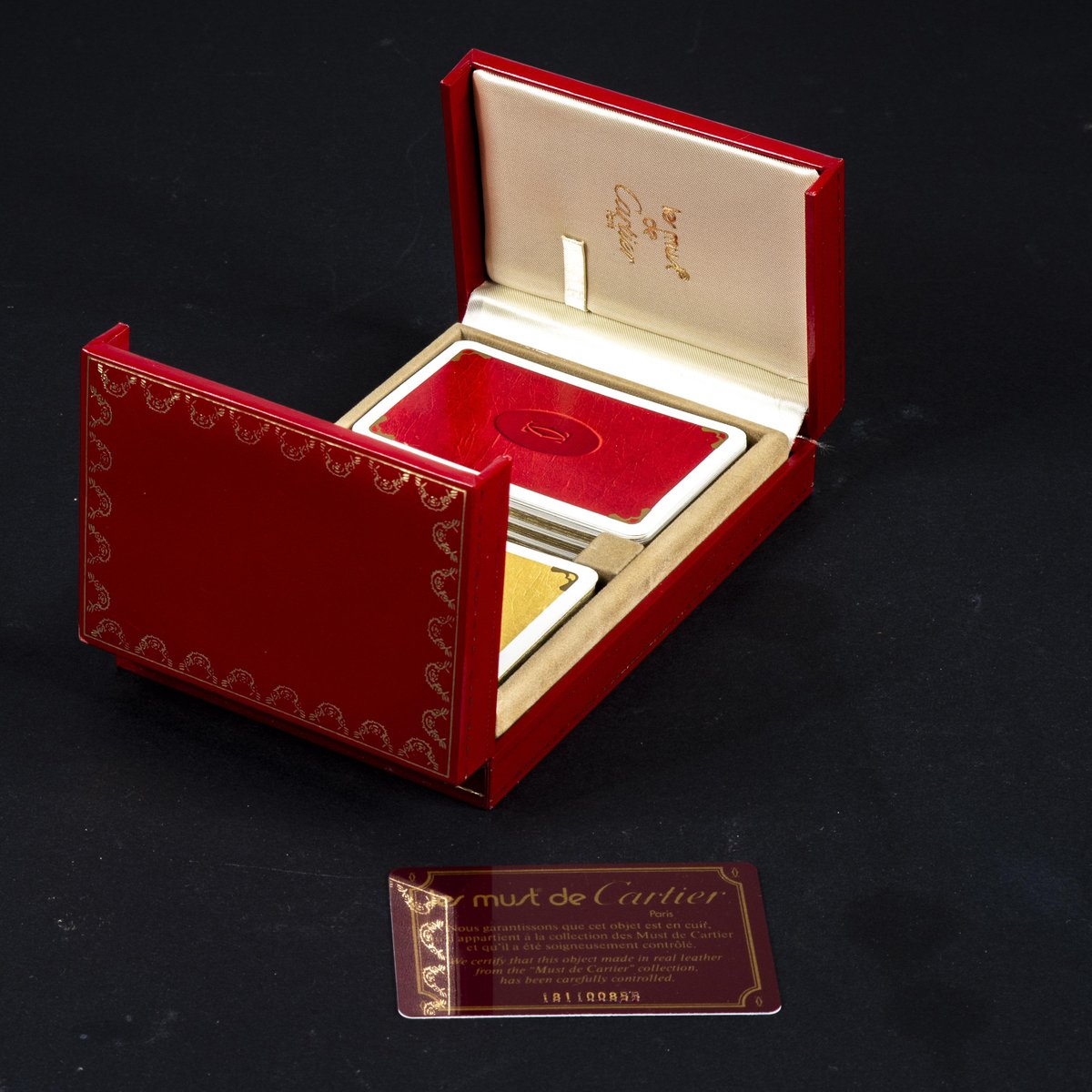 Game Box of Original Company Cards Used for Poker from Cartier, 1970s ...