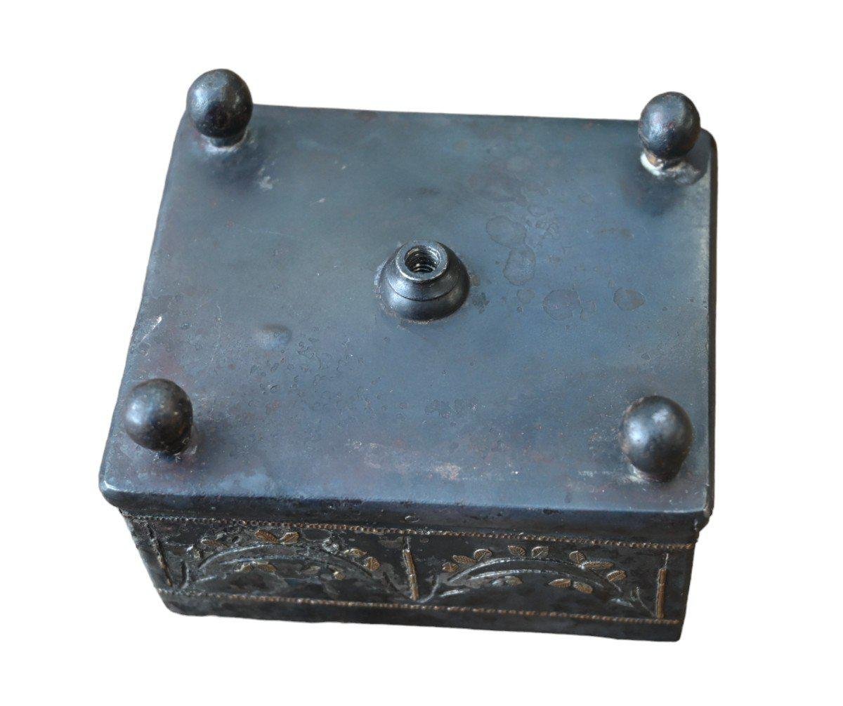 End of the 18th Century Steel Sewing Box from Imperial Manufacture of ...