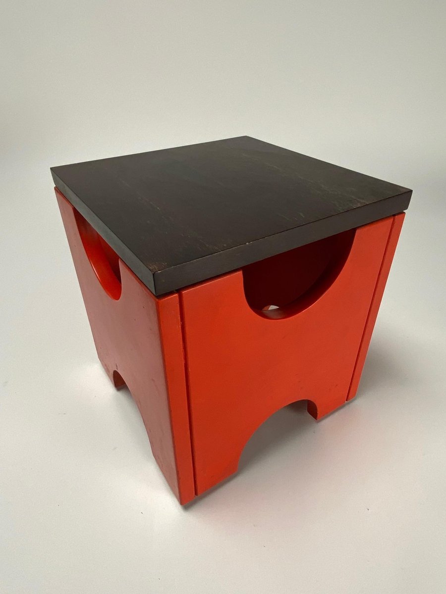 Dado Stool T29 by Ettore Sottsass for Poltronova, 1963 for sale at Pamono