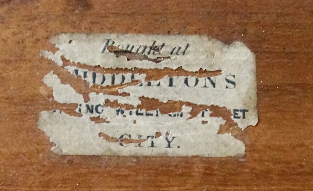 Large Antique Middleton Writing Slope, 1820 for sale at Pamono