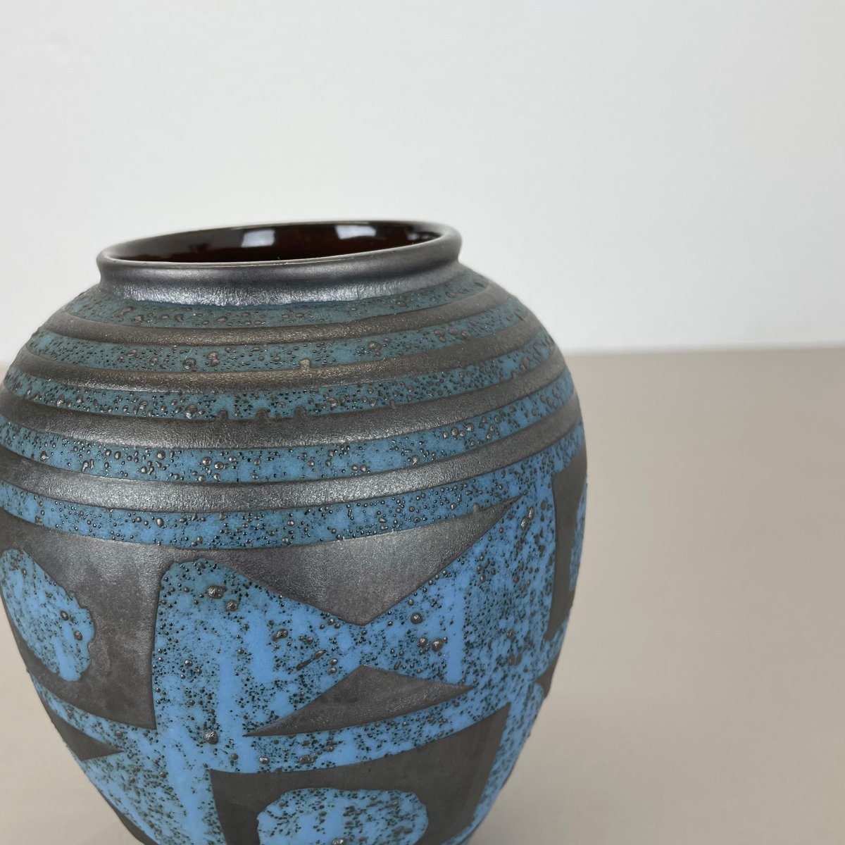 Fat Lava Ceramic Ankara Vase attributed to Heinz Siery Carstens ...