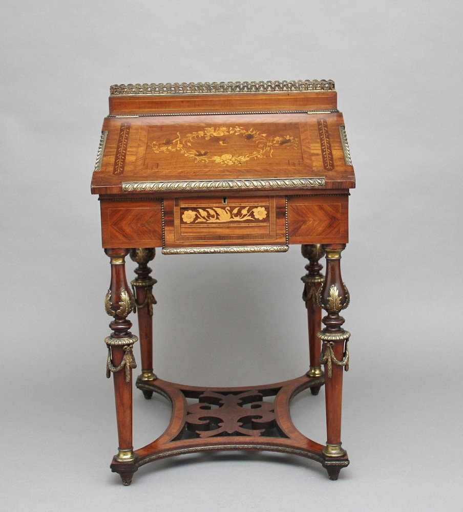 19th Century Kingwood and Ormolu Mounted Partners Desk, 1870s for sale ...