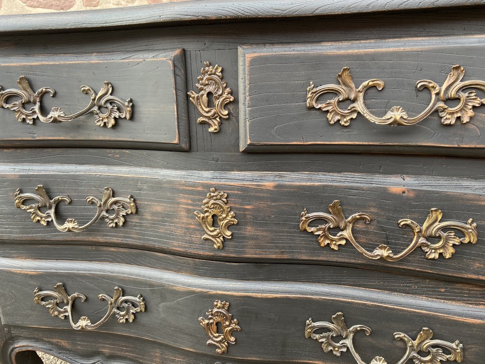 French Style Louis XV Baroque Commode, 1950s for sale at Pamono