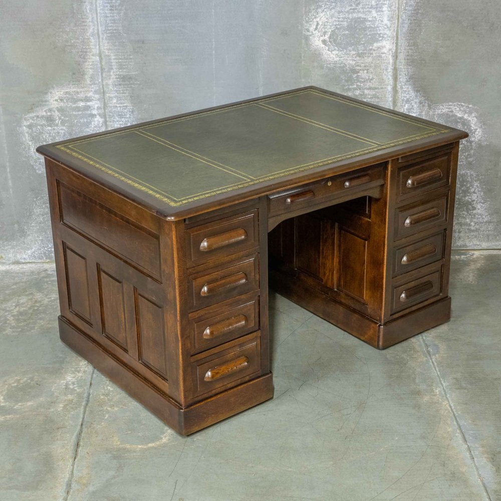 Edwardian Walnut Desk, 1890s for sale at Pamono