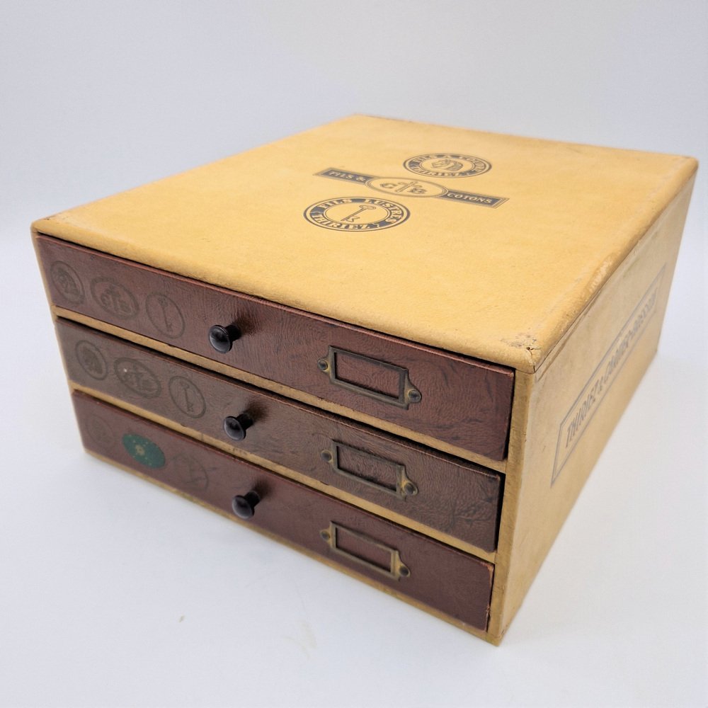 Haberdashery Box with Drawers by Thiriez & Cartier Bresson, 1900s for ...
