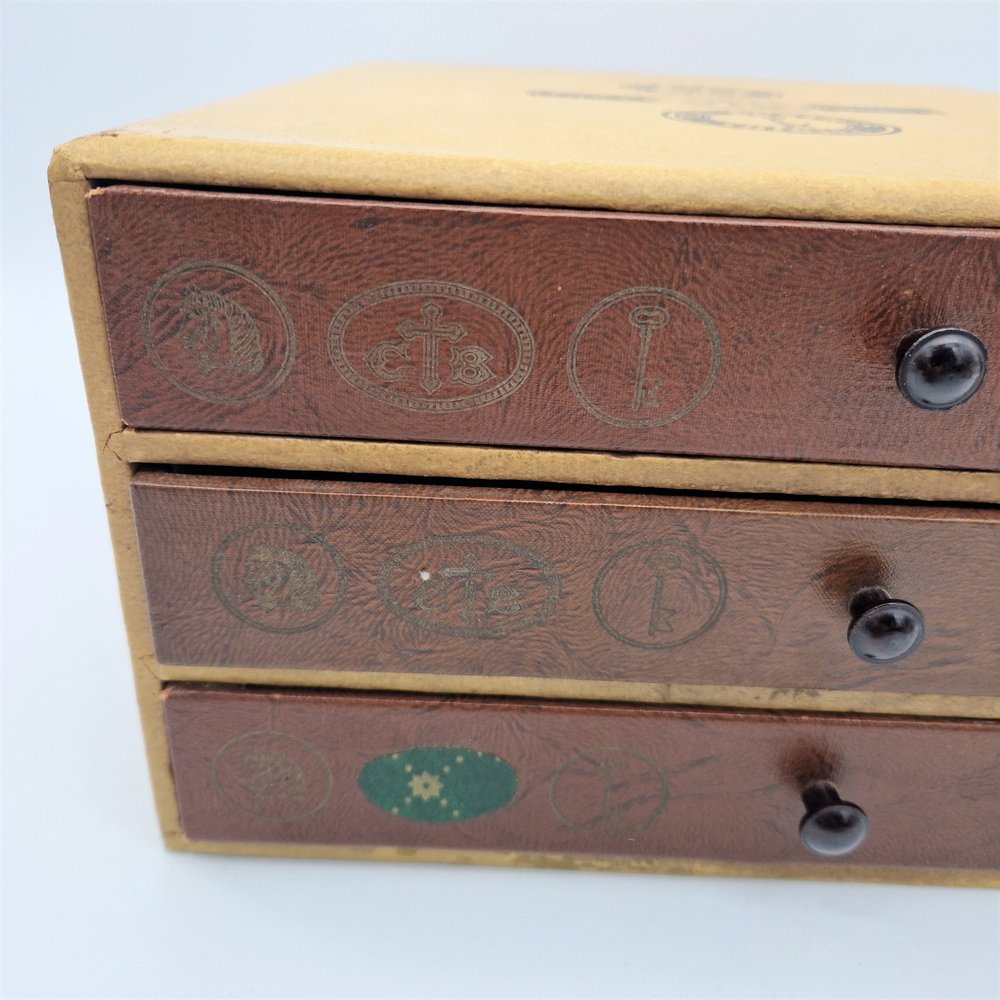 Haberdashery Box with Drawers by Thiriez & Cartier Bresson, 1900s for ...