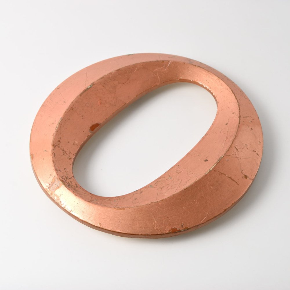 Vintage Copper Colour Letter O, 1970s for sale at Pamono