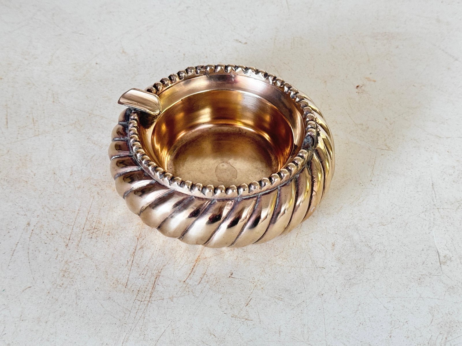 Vintage Brass Ashtray, 1950s for sale at Pamono