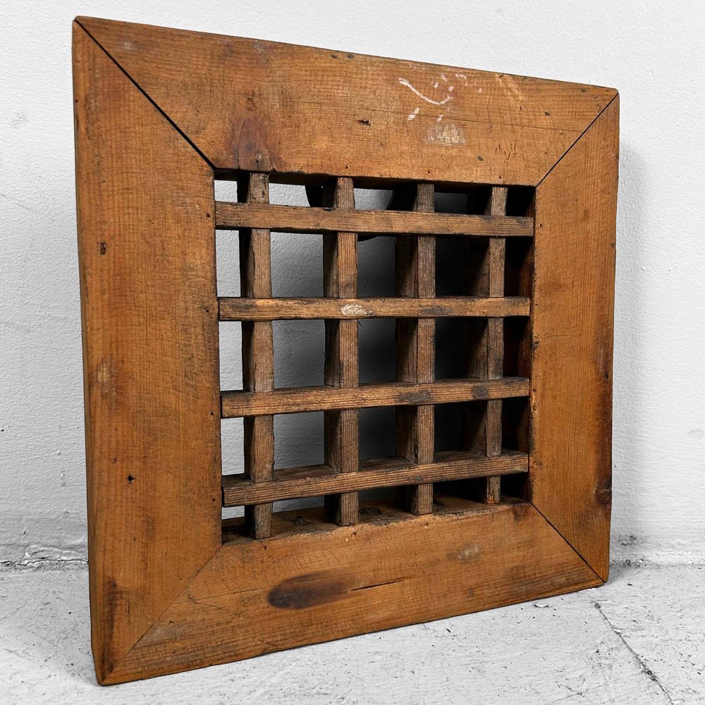 Japanese Meiji Era Wooden Window Lattice, 1890s for sale at Pamono