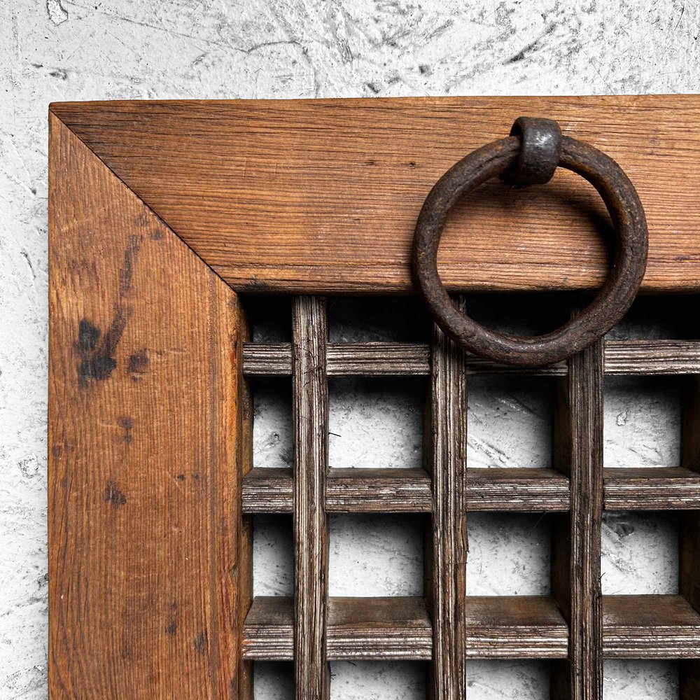 Japanese Meiji Era Wooden Window Lattice, 1890s for sale at Pamono