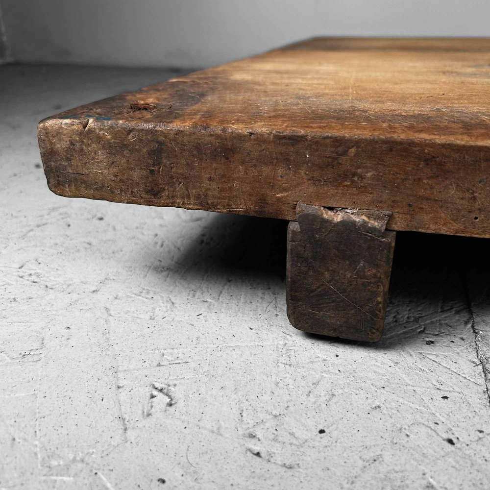 Taishō Era Low Cutting Board Table, Japan, 1920s for sale at Pamono