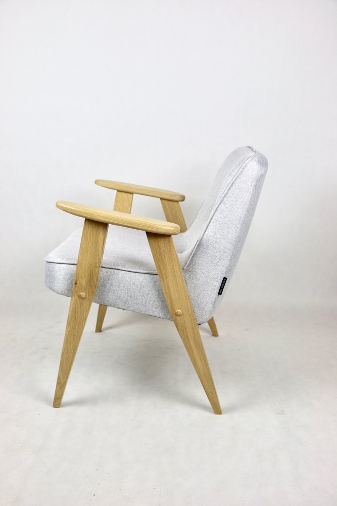 Beige & Gray Model 366 Lounge Chair by Józef Chierowski, 1970s for sale ...