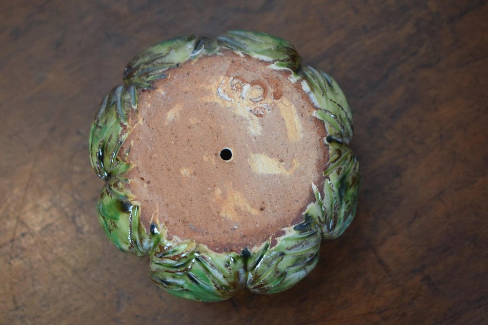 Green Glazed Pottery Paperweight by Debbie Prosser for Cornish Studio ...