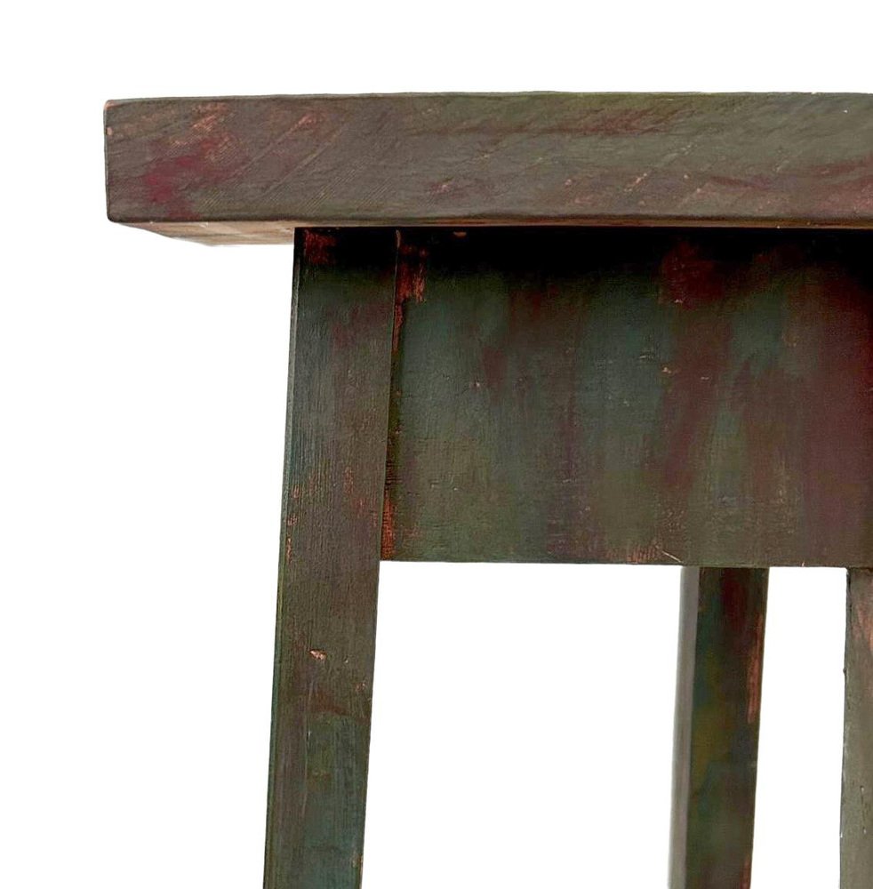 Vintage High Plant Table in Green for sale at Pamono