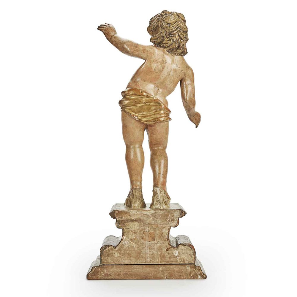 Cherub Figures, 1700s, Pinus Cembra, Set of 2 for sale at Pamono