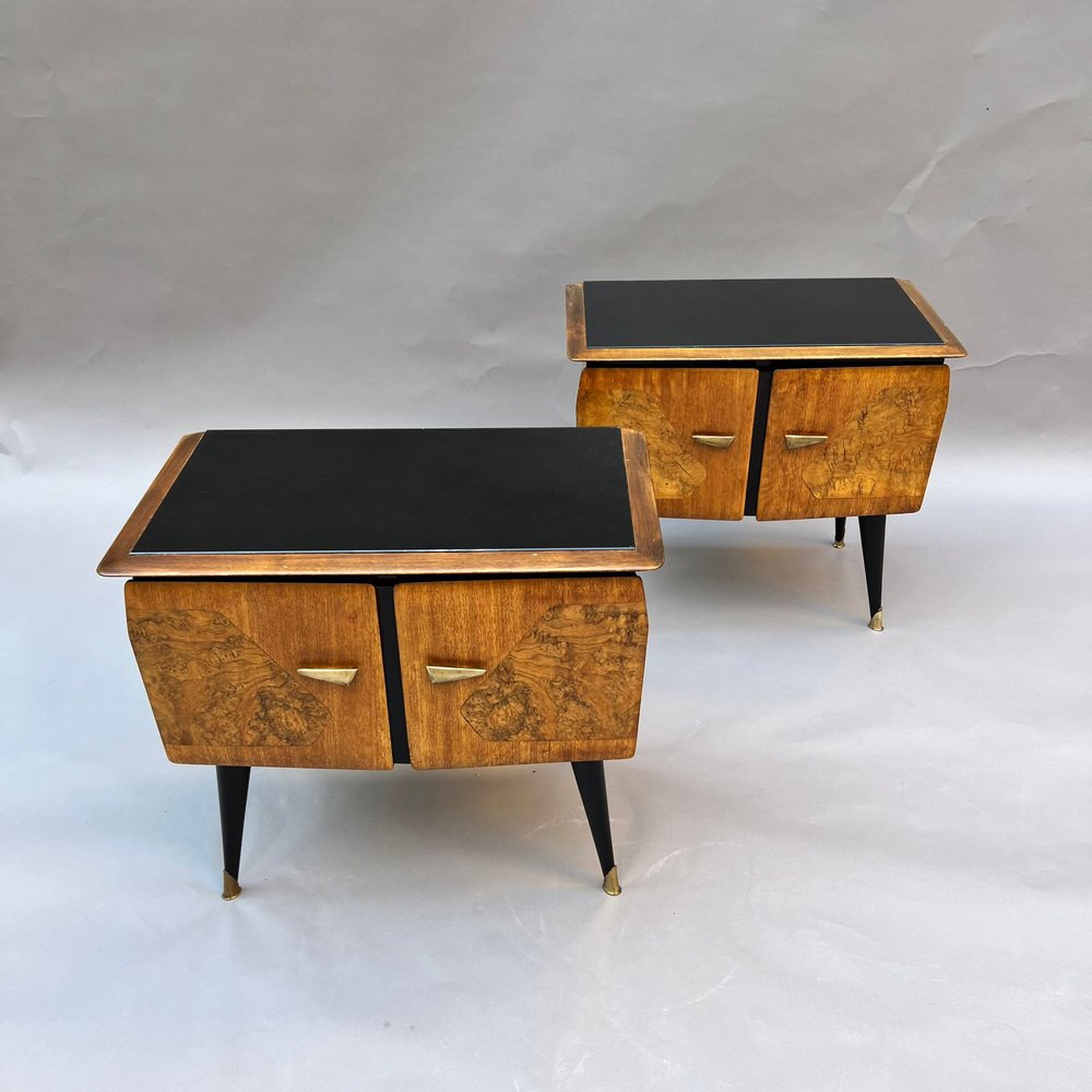 Vintage Bedside Tables, 1950s, Set of 2 for sale at Pamono