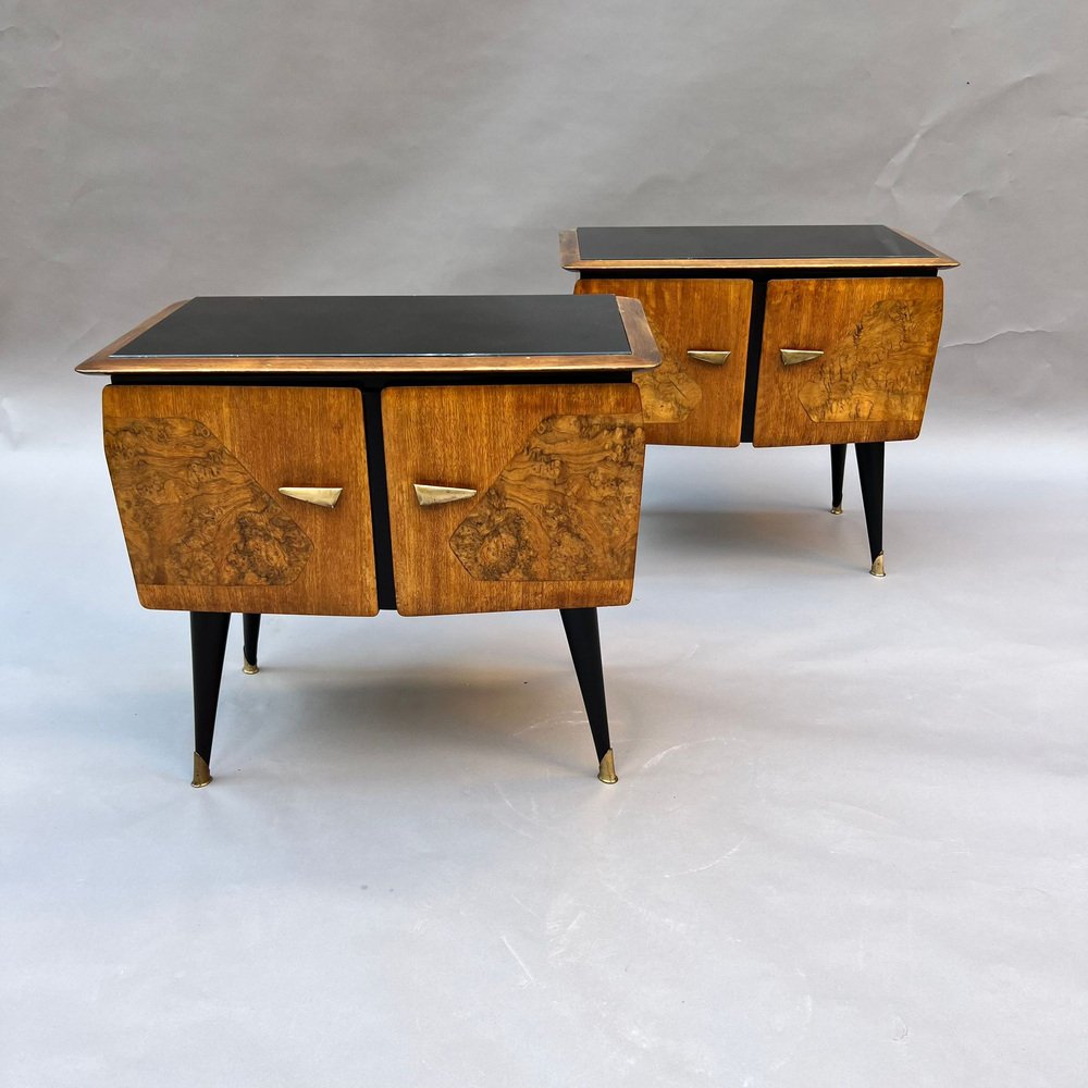 Vintage Bedside Tables, 1950s, Set of 2 for sale at Pamono