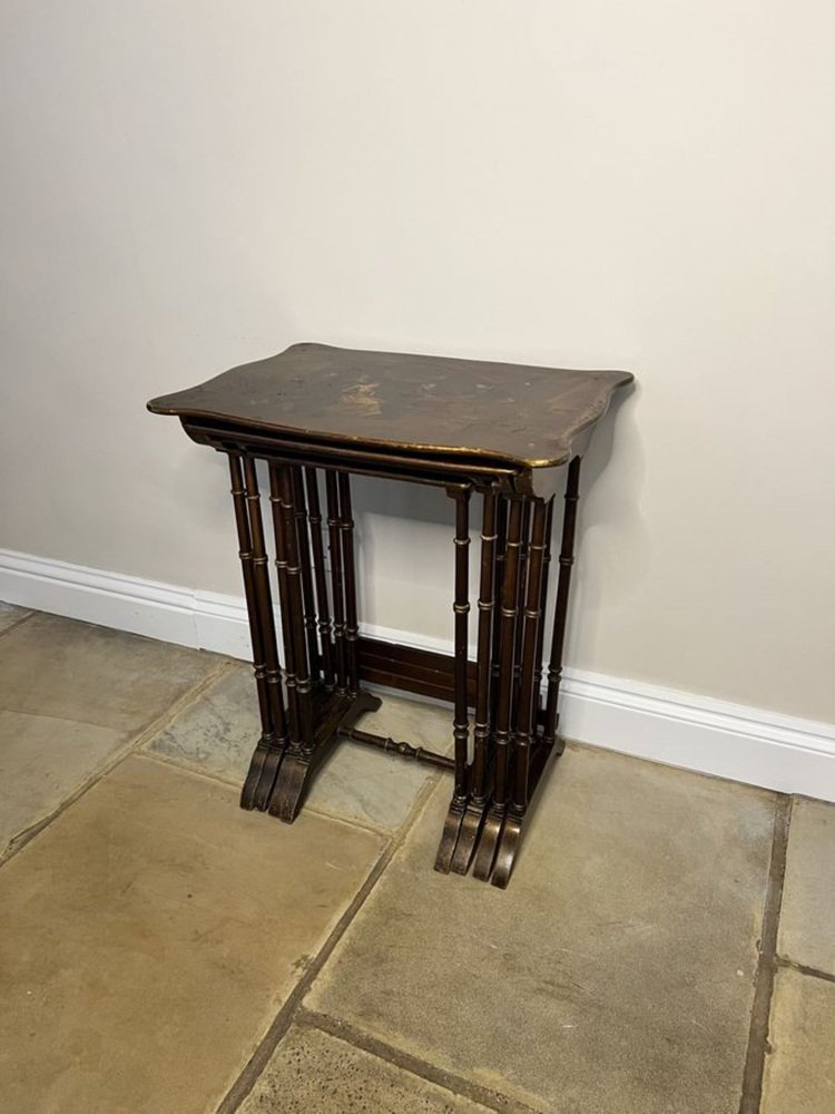 Edwardian Nesting Tables, 1900s, Set of 4 for sale at Pamono