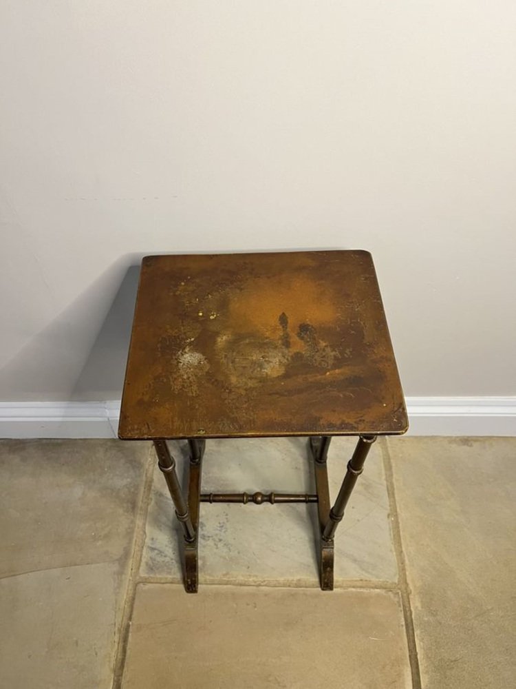 Edwardian Nesting Tables, 1900s, Set of 4 for sale at Pamono