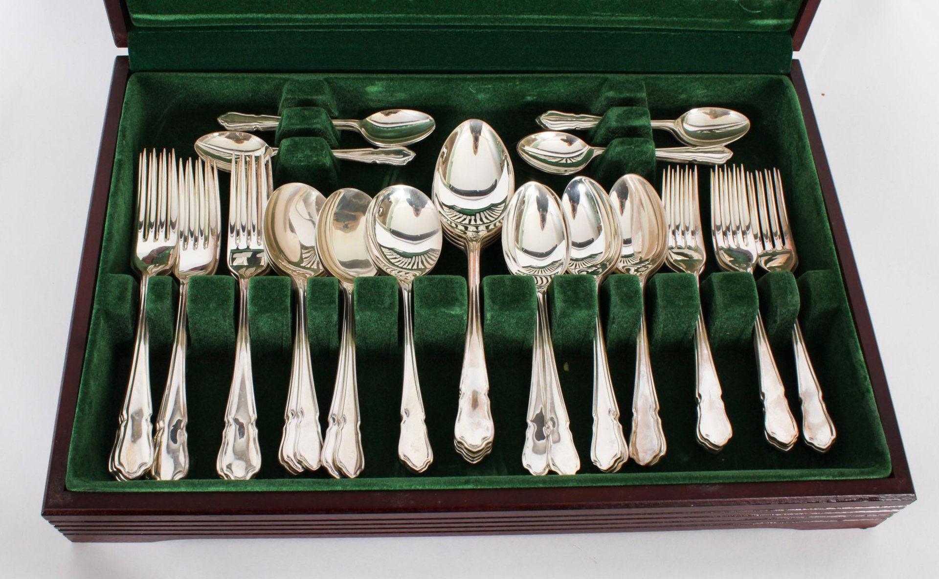 Vintage Silver Plated Cutlery Set, 1960s, Set of 40 for sale at Pamono
