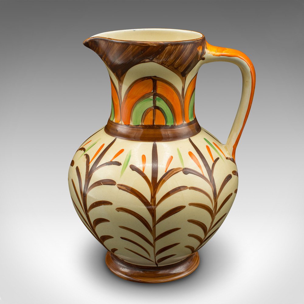 Vintage English Decorative Pouring Jug, 1930s for sale at Pamono