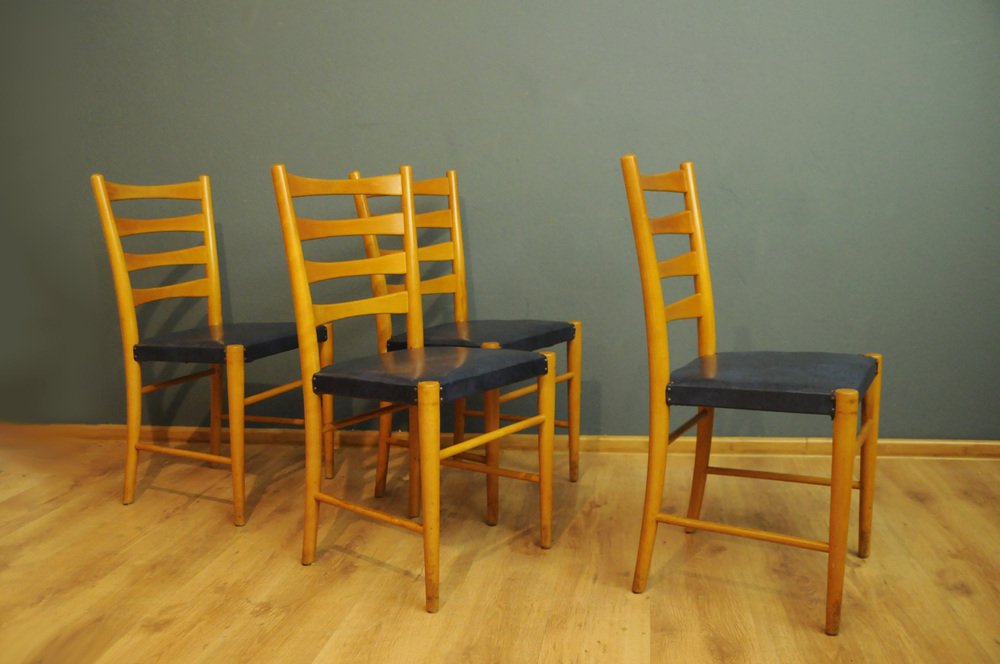 Teak Chairs from Gemla Fabrikers, 1950s, Set of 4 for sale at Pamono