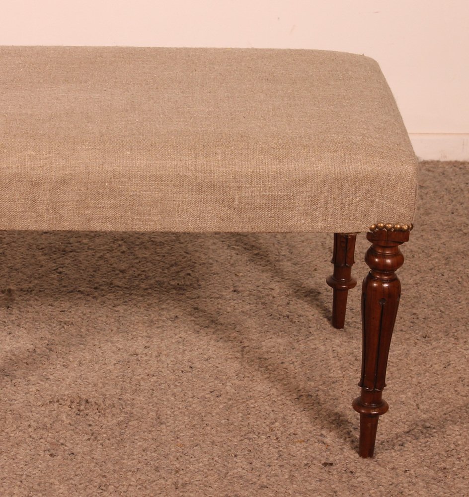 Antique Walnut Bench, 1800s for sale at Pamono