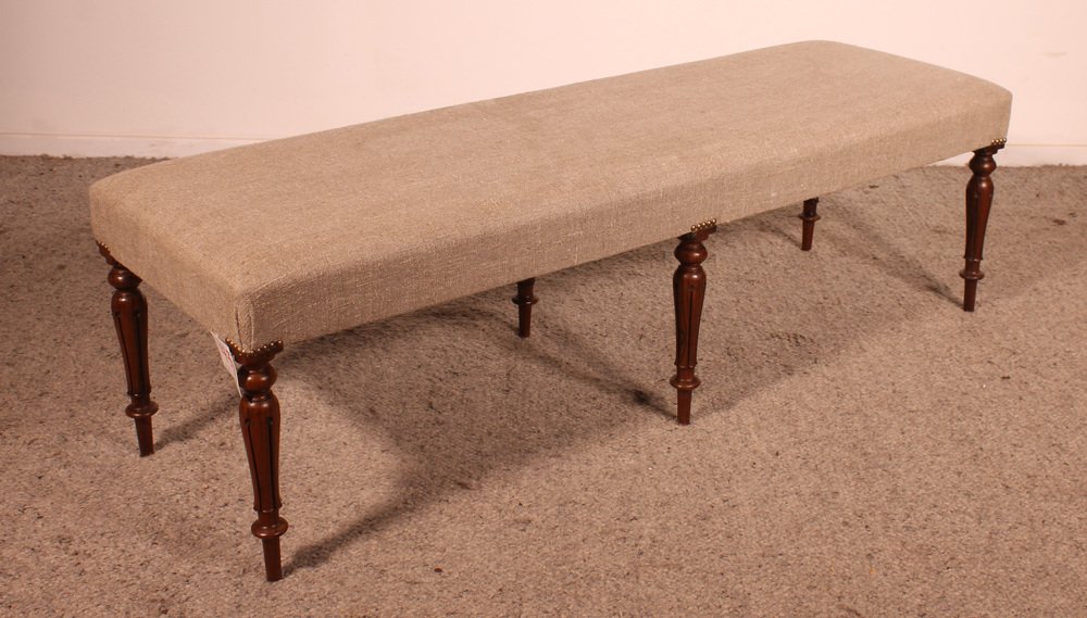 Antique Walnut Bench, 1800s for sale at Pamono
