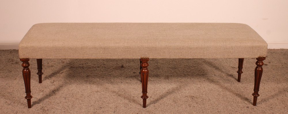 Antique Walnut Bench, 1800s for sale at Pamono