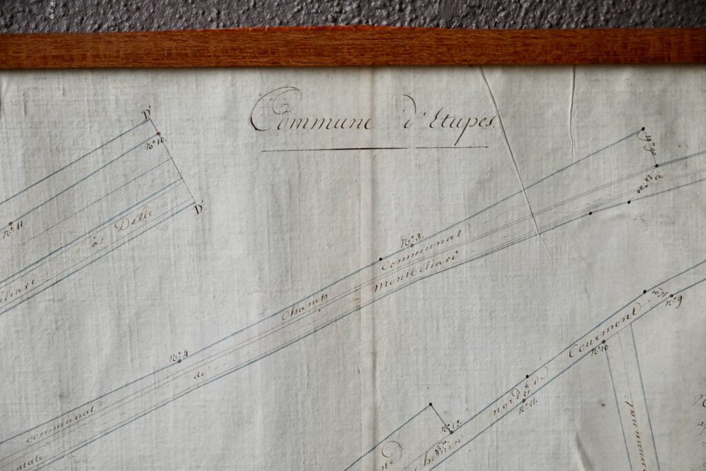 French N°2 Cadastral Plan, 1933 for sale at Pamono